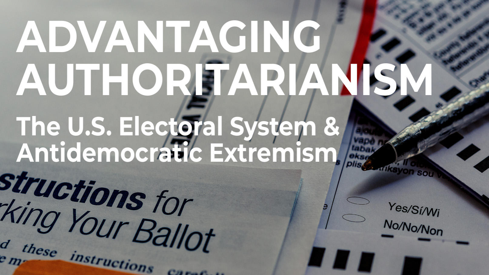 Advantaging Authoritarianism: the U.S. Electoral System